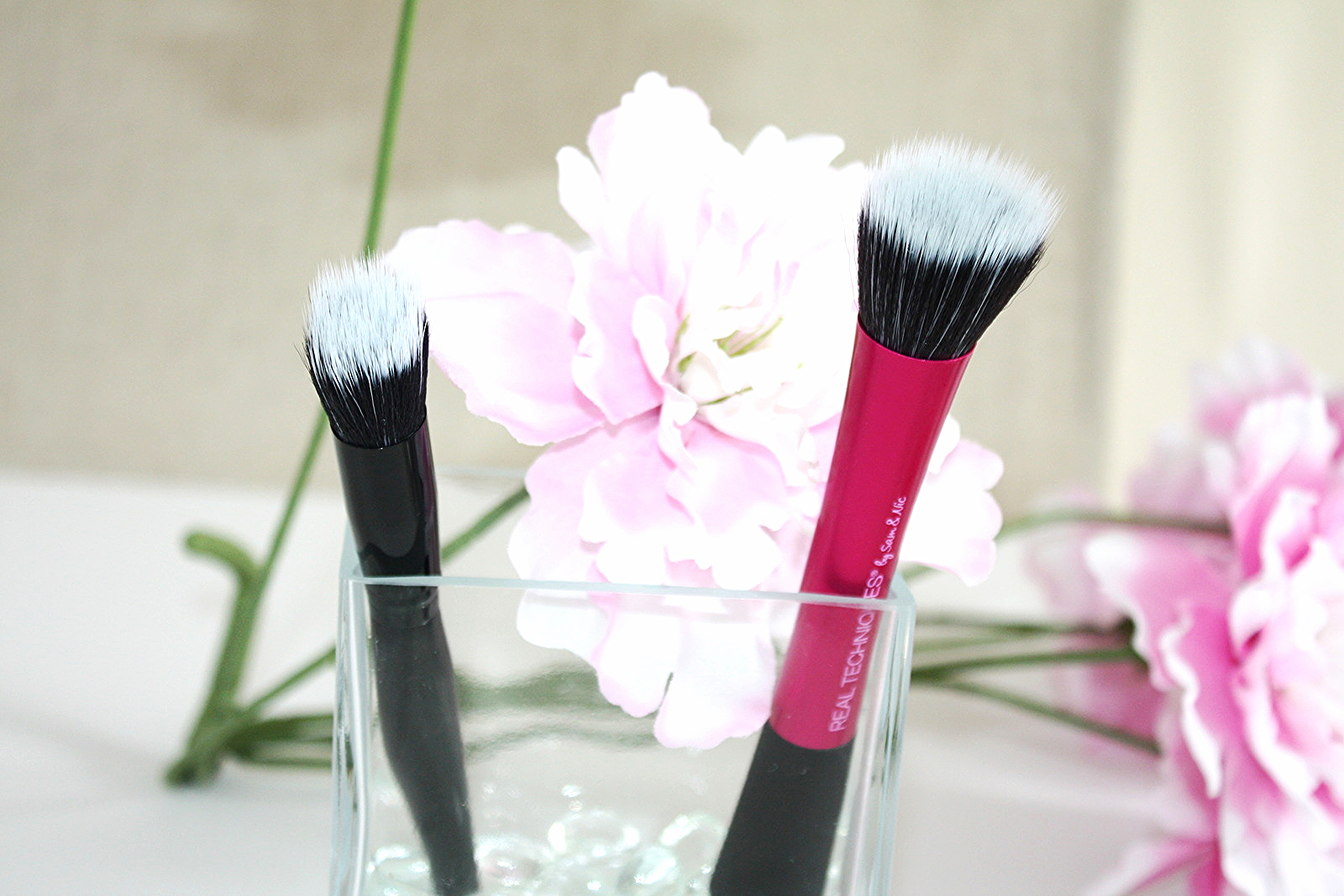 TWO AFFORDABLE STIPPLING BRUSHES